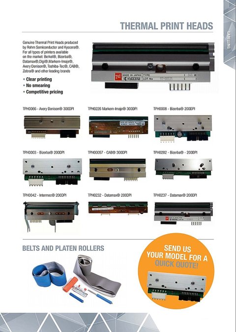 Thermal Printheads Malaysia and Singapore - Johor, Melaka, Negeri ...